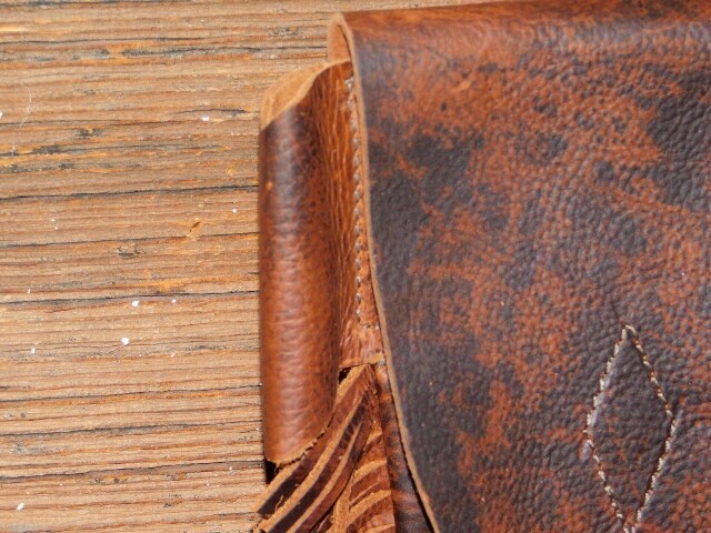 LEATHER MUZZLELOADER FRINGED POSSIBLES POUCH BAG | eBay