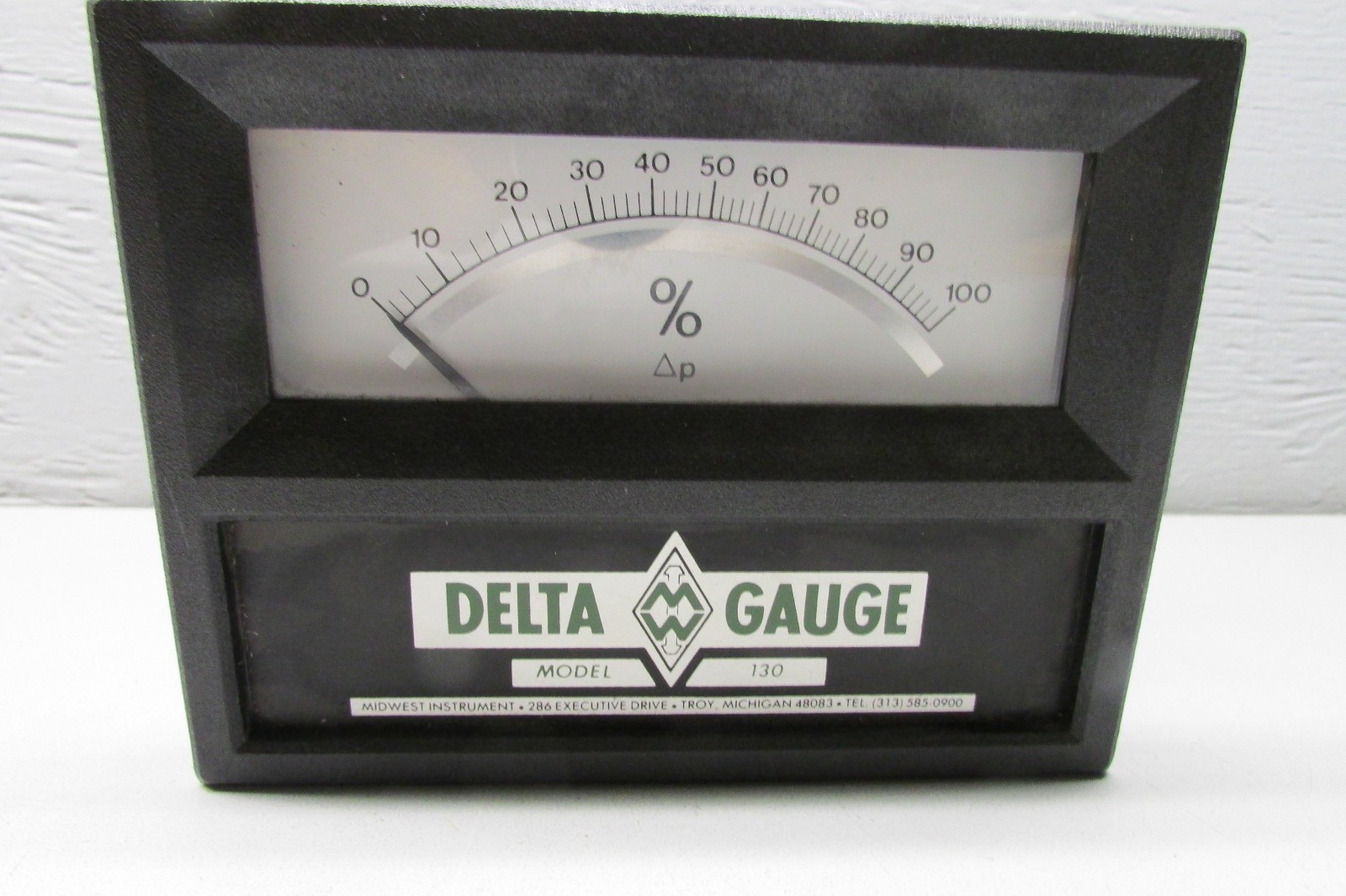 Midwest Instrument Delta Gauge Model 130 0-100% | eBay