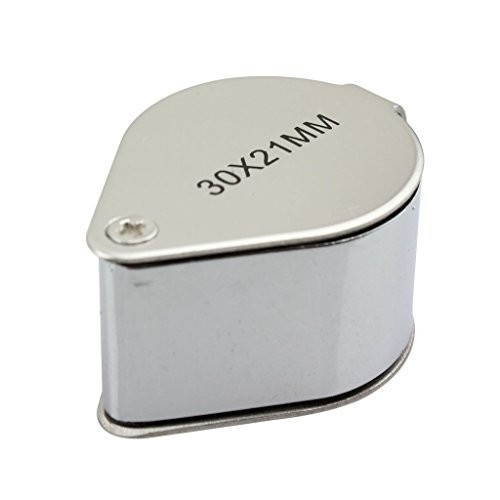 iKKEGOL 30 X 21mm Glass Jeweler Loupe Loop Eye Magnifier Magnifying ...