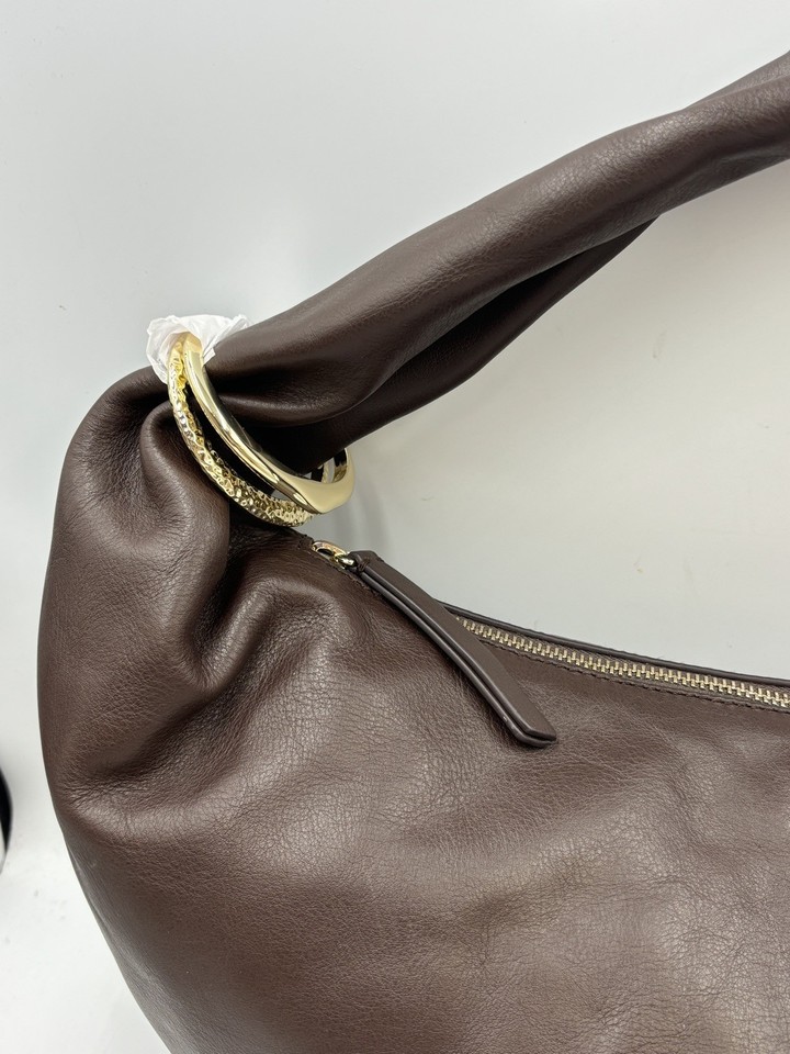 Women’s Marks And Spencer’s Autograph Brown Leather Shoulder Bag Hand ...