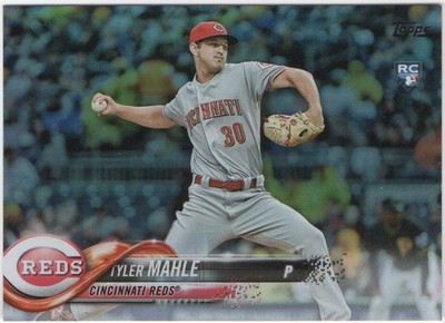 Tyler Mahle 2018 TOPPS SERIES 1 BASEBALL Rainbow Foil RC #95 Reds | eBay