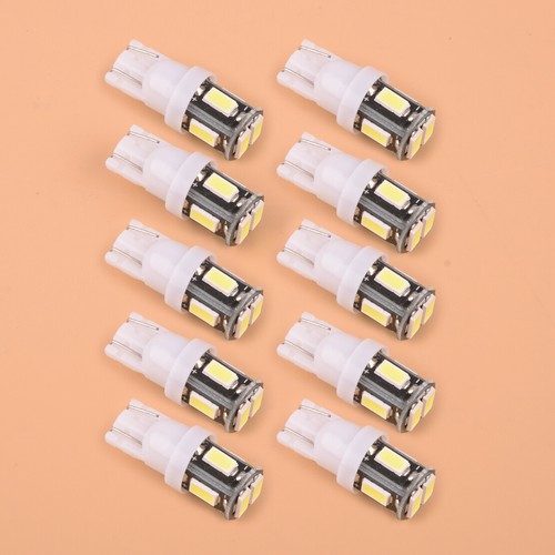 20x T10 6SMD Caravan Camper Trailer RV Car Interior Wedge White LED ...
