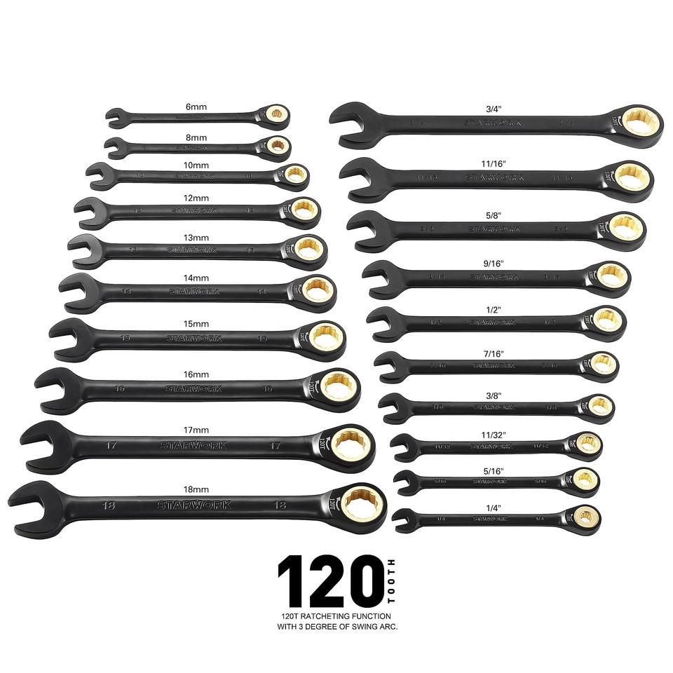 TRUE MECHANIC 303-Piece Mechanics Tool Set, 120T Ratcheting Wrench ...