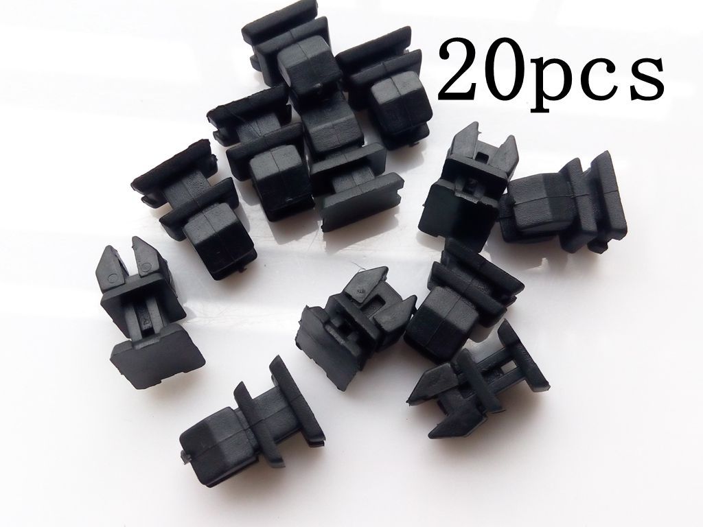 20x W140 W202 Body Panel Push-Type Push Type Clips Nylon Retainer for ...