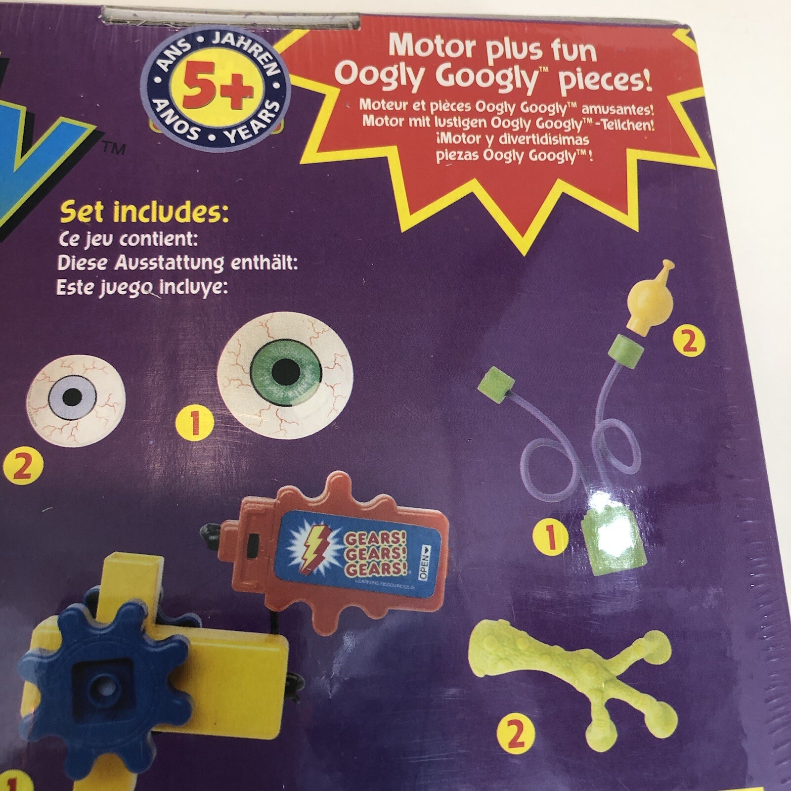 Learning Resources OOGLY Googly Motorized Gears! Set LER 9177 NEW ...