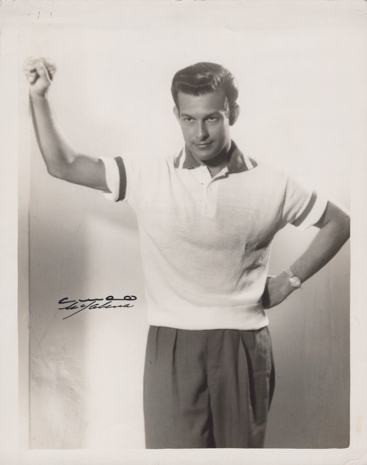 CUBAN HANDSOME CMQ ARTIST ALBERTO INSUA CUBA 1950s VINTAGE ORIGINAL ...