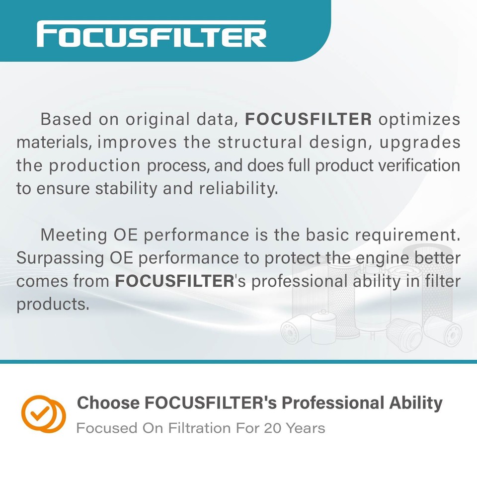 FOCUSFILTER For PACCAR K37-1021 FUEL FILTER / K371021 | eBay