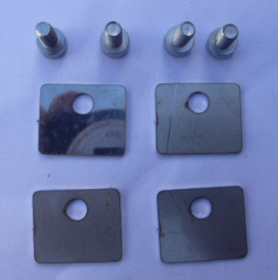 Contura Stove Glass Clips Set of 4 Metal Clips and 4 Screws 5mm ...