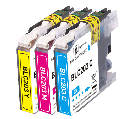 Ink Jet Cartridges fits Brother LC203XL LC201 MFC-J460DW MFC-J480DW MFC ...
