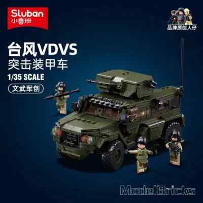 SLUBAN M38-B1179 Typhoon VDVS Armored Vehicle 519 pcs Building Block ...