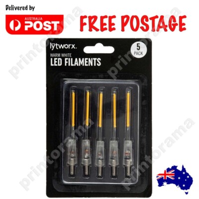 Lytworx Warm White Led Filaments, Replacement For Item 59843 - 5 pack ...