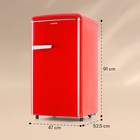 Freezer 60 L Table Top Mini Freezer Freestanding Upright Freezer Ice ...