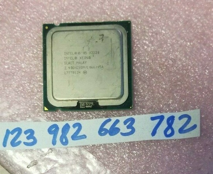 Intel Xeon X3220 2.4GHz 8MB/ 1066Mhz X3220 SLACT Socket LGA 775 CPU | eBay