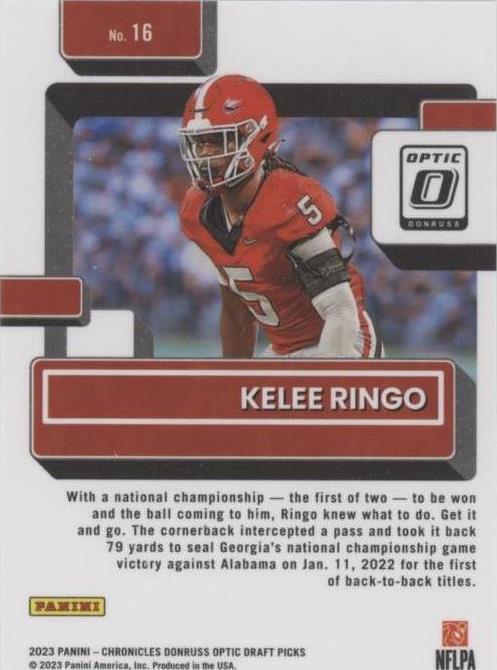 Las mejores ofertas en 2023 Panini Chronicles Draft Picks Kelee Ringo ...