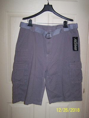 NWT men's "AKUMA" gray cargo shorts - size 38 | eBay