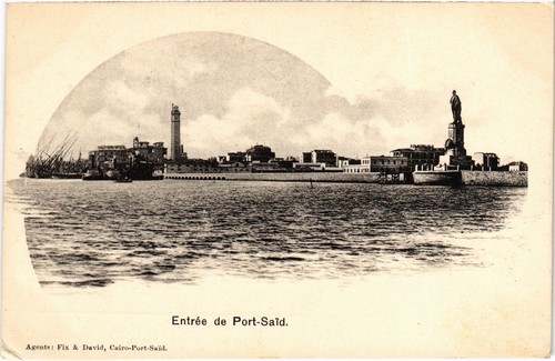 CPA AK PORT-SAID Entree du Port-Said EGYPT (1324934) | eBay