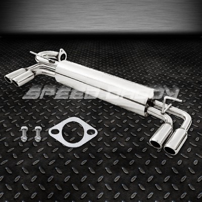 QUAD 2" MUFFLER TIP CATBACK EXHAUST SYSTEM FOR 85-89 MR2/MR-2 W10 AW10 ...