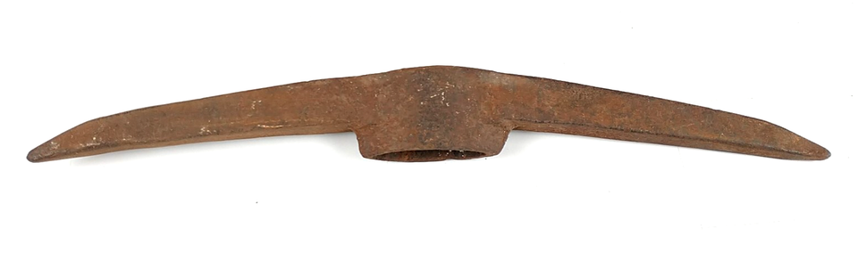 Vintage Antique Pick Axe Head 20.5” Old Tool Cast Iron Railroad Miners ...