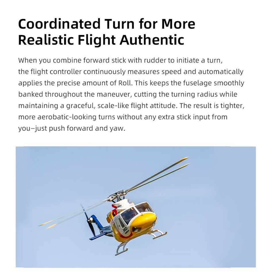Fly Wing Bell-412 GPS 10CH ACE Flight Controler 6-Axis 1000M RC RTF ...