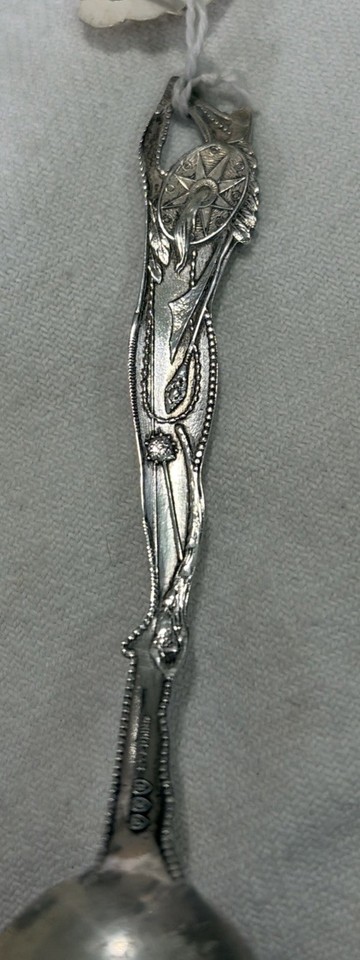 Vintage Sterling Silver Souvenir spoon Native American Full Figure ...