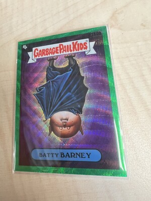 2022 Topps Garbage Pail Kids Chrome Series 5 180b Batty Barney Green ...