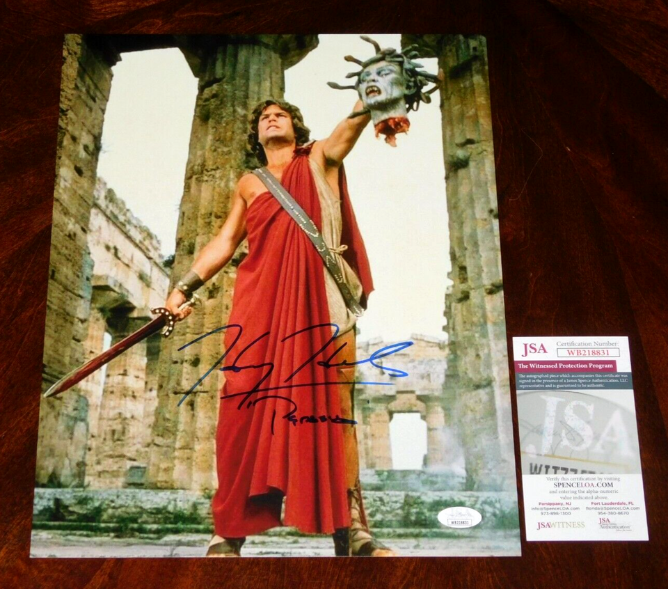HARRY HAMLIN "PERSEUS" SIGNED CLASH OF THE TITANS 11X14 MEDUSA PHOTO ...