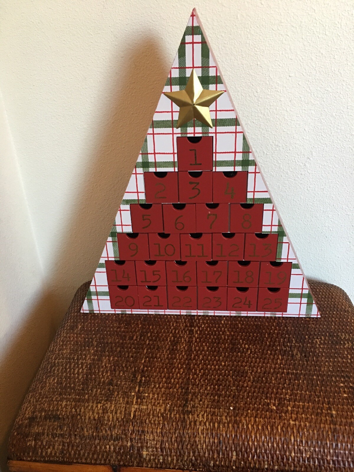Target Wonder Threshold Wood Christmas Tree Advent Calendar | eBay