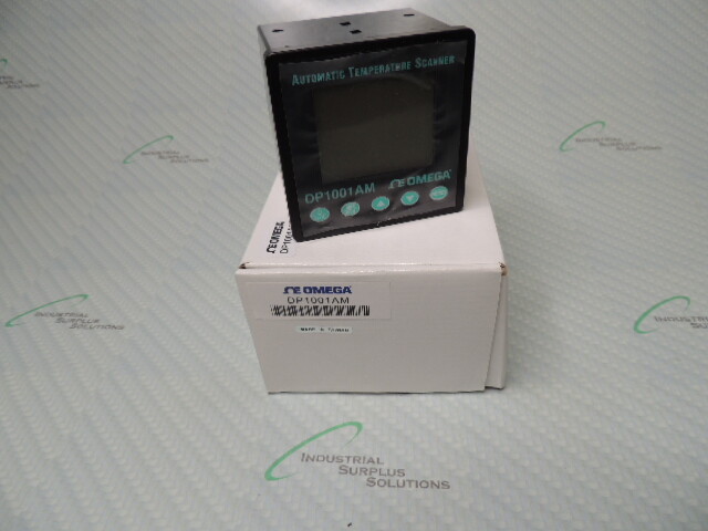 OMEGA DP1001AM Automatic Temp Scanner 9vdc 2 Rs232 Interfaces 5a Relay ...