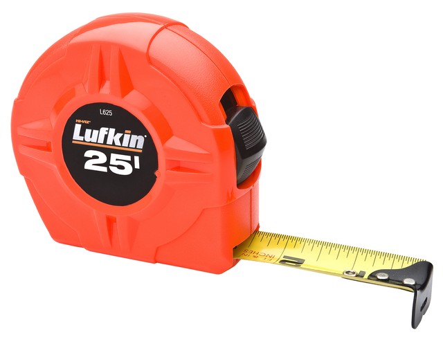 Lufkin L625 1 X 25ft Hi-viz Orange Power Return Tape Measure for sale ...
