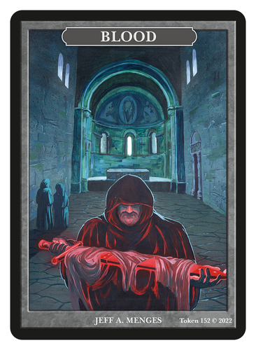Blood Token Artist Jeff Menges MTG Magic Tokens | eBay