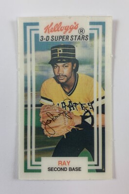 1983 Kellogg's 3D Super Stars #24 Johnny Ray (Pirates) 125E | eBay