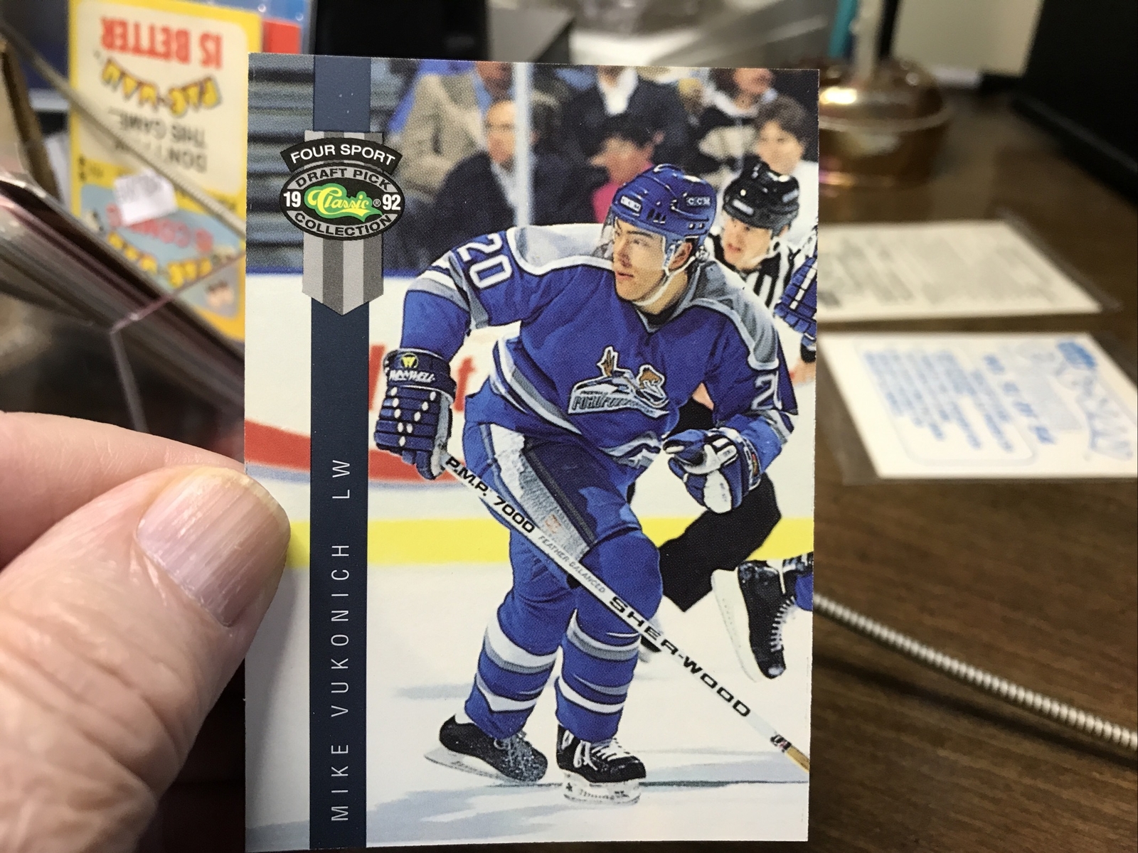 1992 Classic Four Sport Draft Pick Collection - Mike Vukonich #219 (RC ...