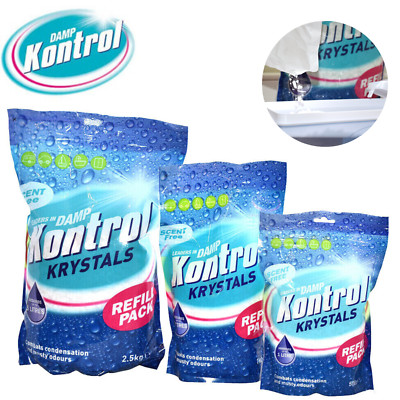 Kontrol Refill Moisture Trap Damp Mould Absorber Crystals 2.5kg 1kg 0 ...