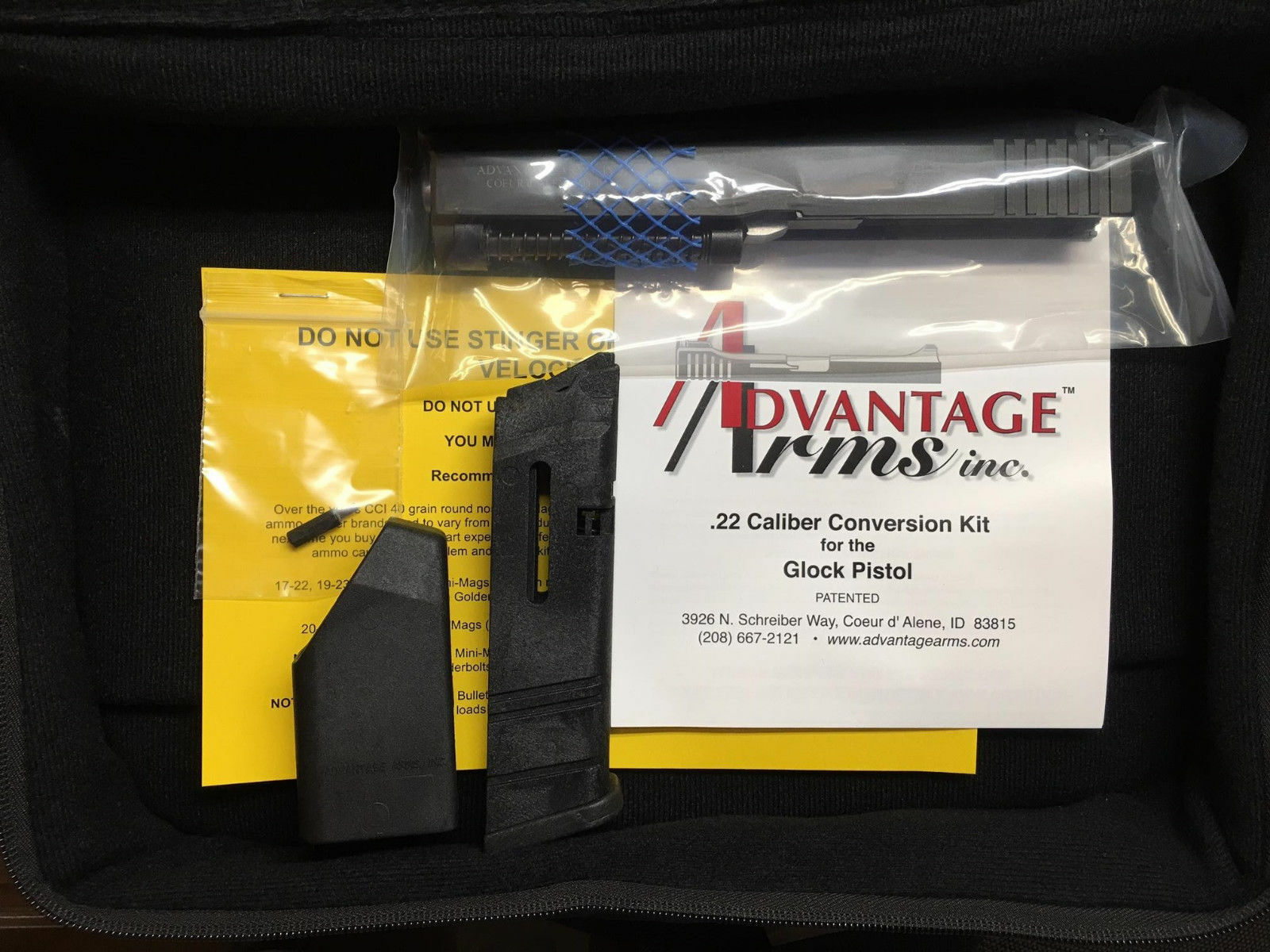 Advantage Arms .22LR LE Conversion Kit for Glock 17 22 Generation 1-3 ...