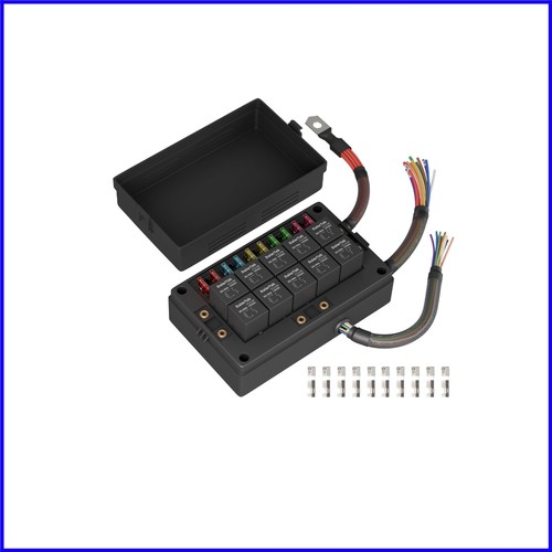 Versatile Automotive Relay Box with 15 Fuse Slots - Ideal for Cars and ...
