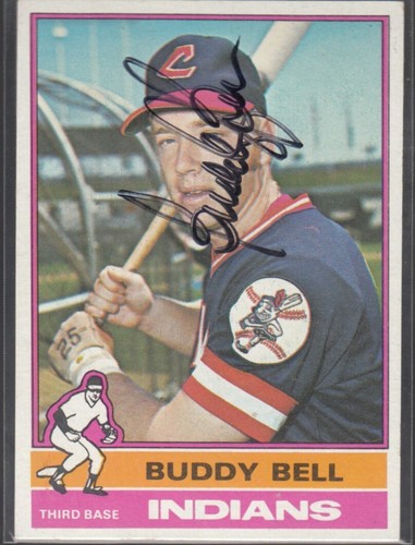 BUDDY BELL 1976 Topps #358 Cleveland Indians Auto TTM/IP Signed ...