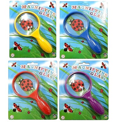 Kids Childrens 15cm Magnifying Glass Bug Viewer Science Toy Xmas ...