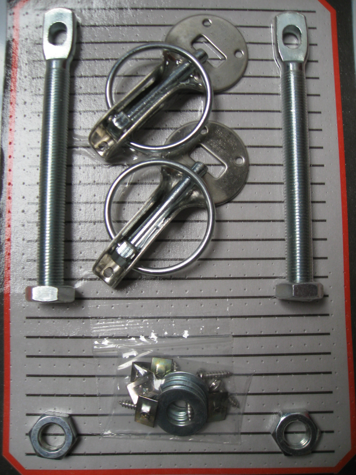 FORD ESCORT MK1, Mk2, GRAYSTON BONNET PINS IN SILVER, GROUP 4, HISTORIC ...