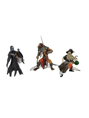Lot of 3 Papo Fantasy Medieval Figures Lion Mutant, The Sorcerer/Wizard ...