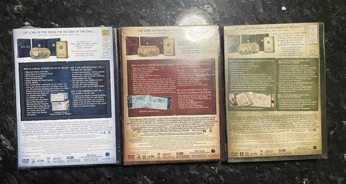 Lord of the Rings Trilogy - SEALED Special Extended Edition DVD Set | eBay