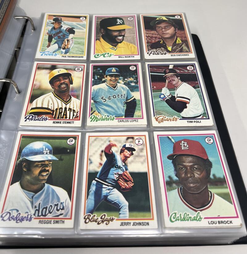 1978 Topps Baseball Complete Binder Set 1-726 | eBay