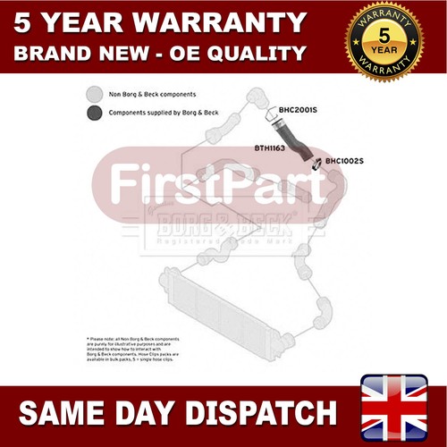 Fits VW Transporter 2003-2009 2.5 TDi FirstPart Turbo Hose #1 ...