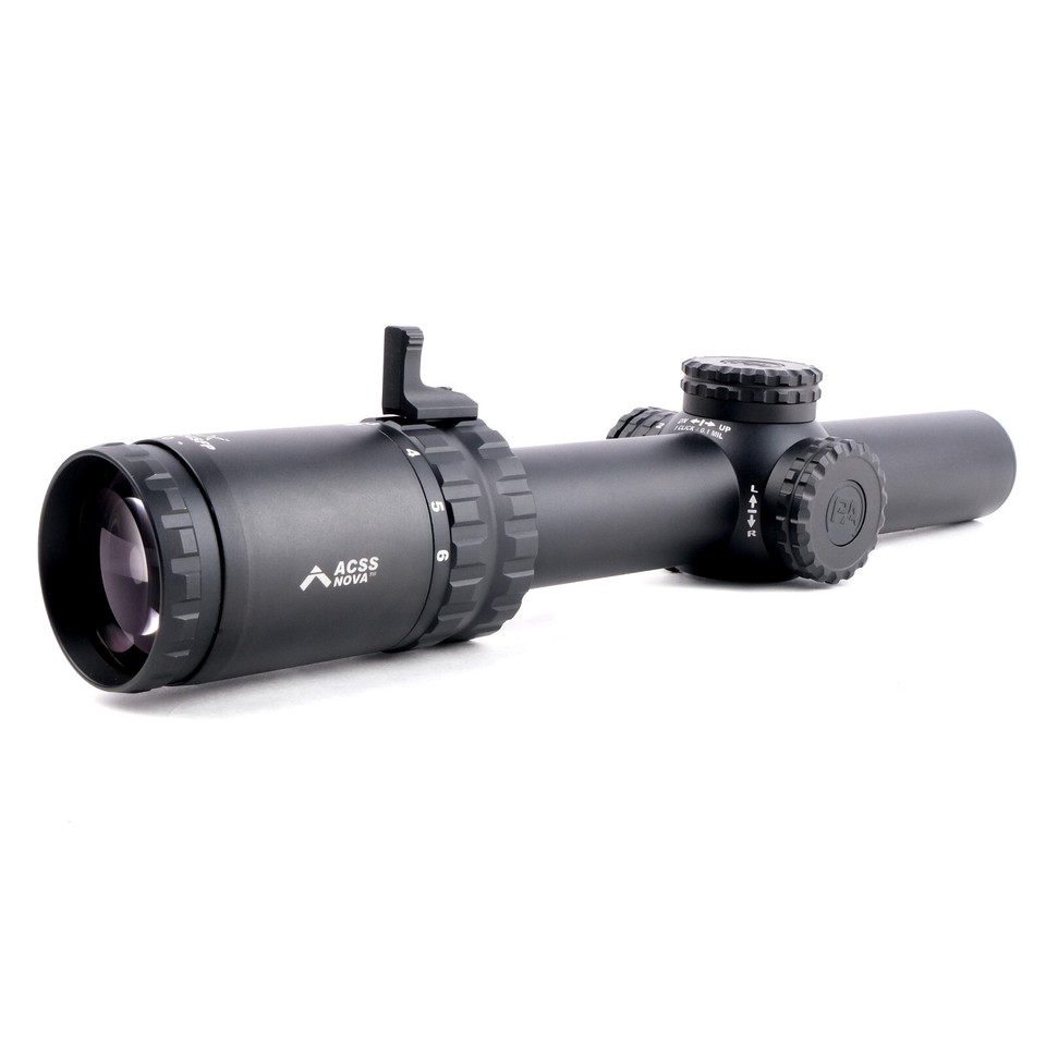 Primary Arms PA-SLx-1-6X24S-NOVA 6x24mm ACSS Nova Variable Scope- Black ...
