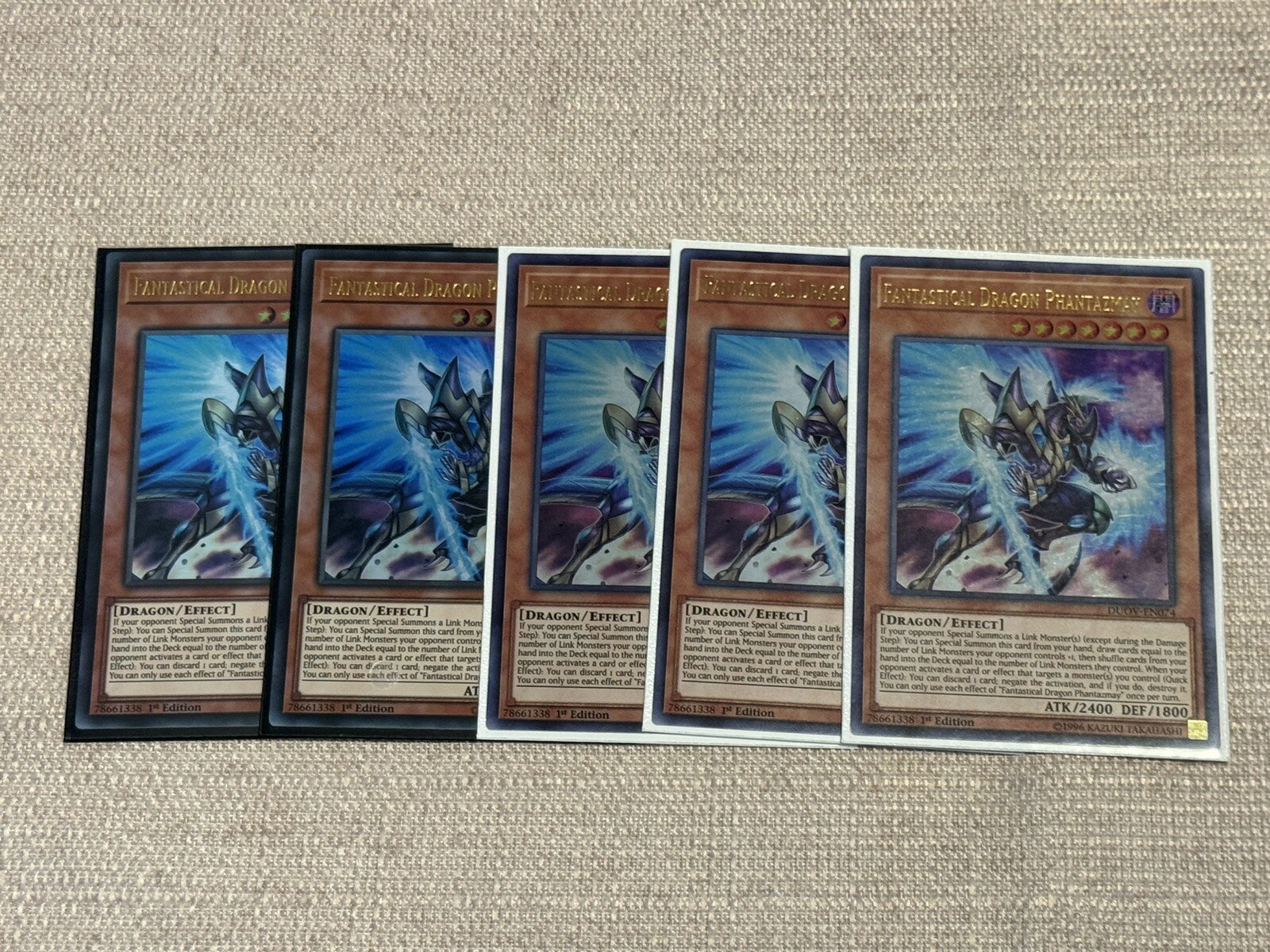 Yu-Gi-Oh! TCG Fantastical Dragon Phantazmay Duel Overload DUOV-EN074 ...