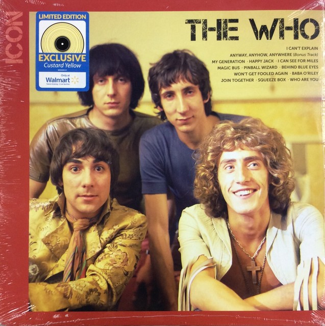 The Who Icon Greatest Hits 2020 Custard Yellow Vinyl LP Record Album ...