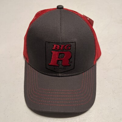 Big R Stores Hat Cap SnapBack Adjustable Red Gray Mesh Baseball Logo ...