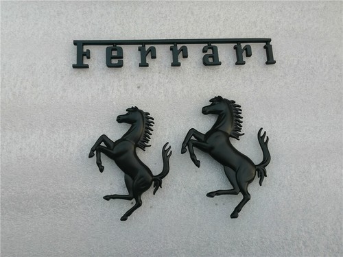 Ferrari California FERRARI Front Rear Bumper Horse Badge Emblem Set ...