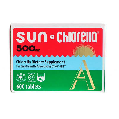 Sun Chlorella, Chlorella Supplement, 500 mg, 600 Tablets | eBay