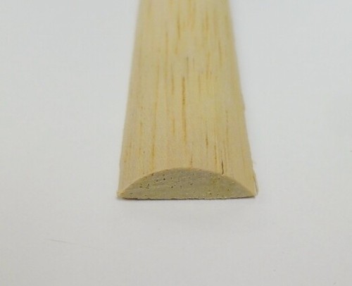 Half round decorative trim moulding 18x6mm 1170mm beading wooden timber ...