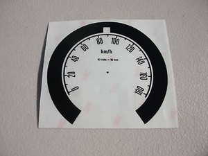 NEW AUSTRALIAN MADE METRIC SPEEDO CONVERSION DECAL STICKER TO FB EK ...